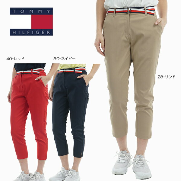 ◆ストレッチツイル素材を使用した、ベルテッドツイル3/4パンツ。 サイドスリットが施されており、脚を綺麗に見せるデザインです。 ウエスト部分は伸縮するゴム切替を採用しており、ストレスなく着用できます。 さらに、取り外し可能なストライプのテー...