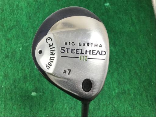 タイプ男性用利き手右利き商品コード2100401987424クラブ種別フェアウェイウッドメーカー名キャロウェイ商品名BIG　BERTHA　STEELHEAD　III　　7W発売年2002シャフトJV　STEELHEAD　IIIシャフト材質カ...