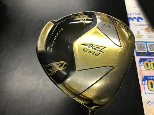 タイプ男性用利き手右利き商品コード2100403141558クラブ種別ドライバーメーカー名つるや商品名AXEL　Gold　Premium　10．5°発売年シャフトAXEL　Gold　Premiumシャフト材質カーボンメーカーフレックスRフレ...