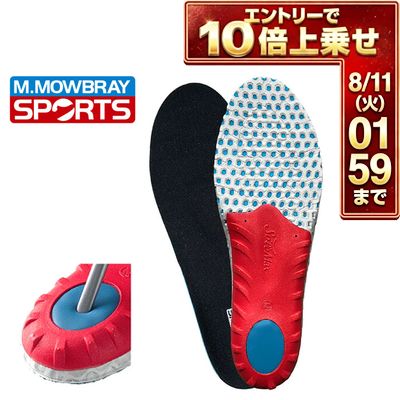 メーカー希望小売価格はメーカーカタログに基づいて掲載しています。M.MOWBRAY SPORT エム・モゥブレイ スポーツ インソール 中敷き 衝撃吸収 体幹安定 高通気 グリップ力アップ アスリート向け ゴルフ ウォッシャブル 低反発クッ...