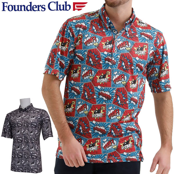 メーカー希望小売価格はメーカーカタログに基づいて掲載しています。FoundersClub オススメ おすすめ ゴルフ ウェア アパレル ゴルフ用品 メンズ 男性 ウェア 洋服 トップス 半袖 半そで ショートスリーブ ポロ シャツ アメコミ...