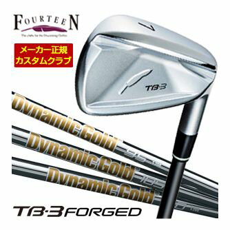 世界で一番やさしい単一素材構造の軟鉄鍛造アイアンを作りたかった。Fourteen 2025NEW TB3 FORGED フォーティーン ザ TB-3 フォージド Fourteen TB3 フォージド DG 85 95 105 120 ダイナ...
