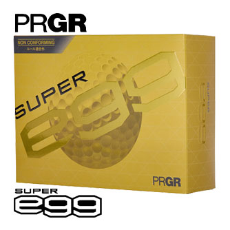 PRGR SUPER EGG スーパー エッグ ゴルフボール 非公認球 ルール不適合 ルール適合外プロギア SUPER egg ゴルフボール