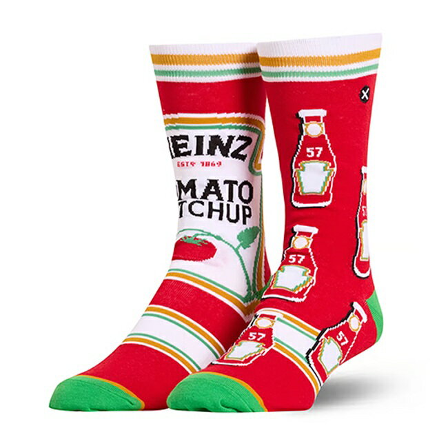 ODD SOXはこちらから ODD SOX □商品詳細 ■MODEL：HEINZ KETCHUP SPLIT ■SIZE：8-12(26-30cm) -FABRIC：52% ポリエステル ／ 45% コットン ／ 3% ポリウレタン -RI...