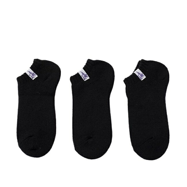 Robert P. Miller □商品詳細 ■MODEL：3P Ankle length socks 25-27cm (310C) ■素材：ポリエステル・綿・ポリウレタン ■カラー：ブラックx3足 ■サイズ：25-27cm -厚地のパイル...