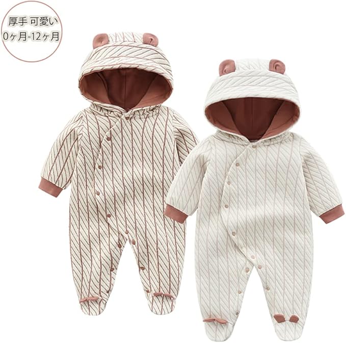 商品情報 【商品名】 ベビー服 カバーオール ロンパース 長袖 春 秋 冬 足付きフード付き 子供服 男の子 女の子 キッズ 出産祝い 【商品仕様】 カラー: スタイルA、B サイズ: 59 66 73 80 【おススメポイント】 帽子付き...