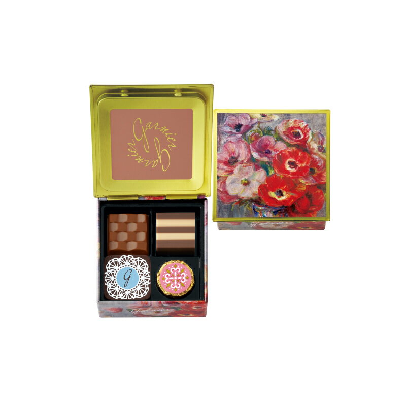 内容量 4個 商品について 商品サイズ（縦×横×高さ）：70×70×34（mm） 仕様：缶（保護ケースつき） 賞味期限：2026.05.31 特定原材料等28品目：乳成分・アーモンド・大豆 お酒を使用していません。 お届け状態について 包装...