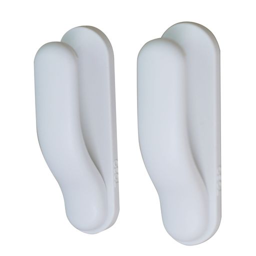 カラー:ウオームホワイト サイズ:18x62mm 入数:2個入 耐荷重:1kg 材質:ABS樹脂
