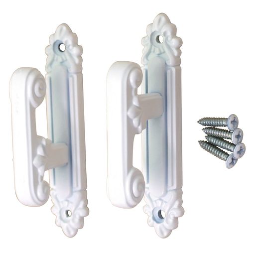 カラー:ホワイト サイズ:M(16x79mm) 入数:2個入 耐荷重:1kg 材質:亜鉛ダイカスト