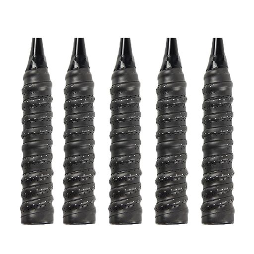 【パッケージ】グリップバンド5本入り、寸法:1100mmx25mmx0.7mm(長さx幅x厚さ) 【高品質材質】テニスグリップベルトは素材PUで、優れた耐摩耗性、ソフトで快適、握力が弱い人でもしっかりと握れます。緩衝耐久性、巻いても伸びにく...