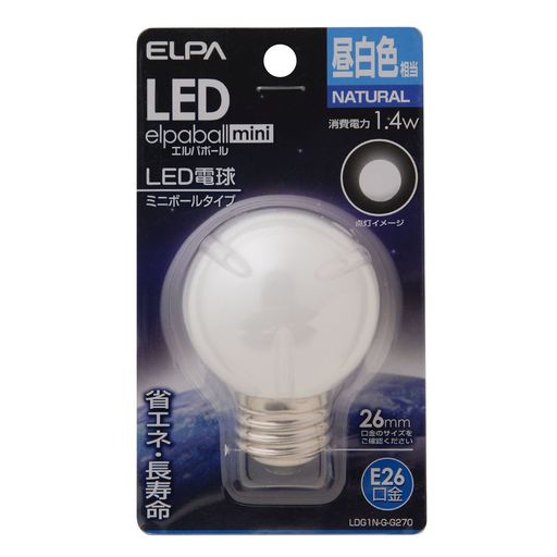 14x8x6cm ■交流電源:100V50/60Hz共用■口金:E26■サイズ:全長70X外径50(mm)■質量:28g■定格消費電力:1.4W■定格入力電流:0.016A■設計寿命:30000時間■全光束:60lm■光色:昼白色相当■屋内...