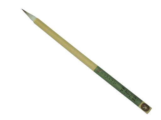 穂先サイズ:7x25mm 使用用途: 日本画・デザイン 筆の固さ: ふつう 素材: 羊毛・イタチ毛 絵具の含み: ふつう