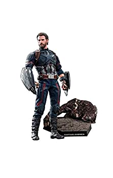 【中古】（非常に良い）キャプテン・アメリカ（DX版） ムービー・マスターピース アベンジャーズ／インフィニティ・ウォー 1／6スケールフィギュア by ホットトイズ【メーカー名】ホットトイズ【メーカー型番】【ブランド名】ホットトイズ(Hot...
