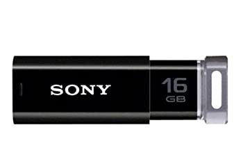 【中古】（非常に良い）【16GB】 SONY/ソニー USB3.0対応 スタイリッシュ＆カラフルなデザインノックスライド USBフラッシュメモリー 海外リテール品 ブラック USM16GU/BC【メーカー名】SONY/ソニー【メーカー型番】...