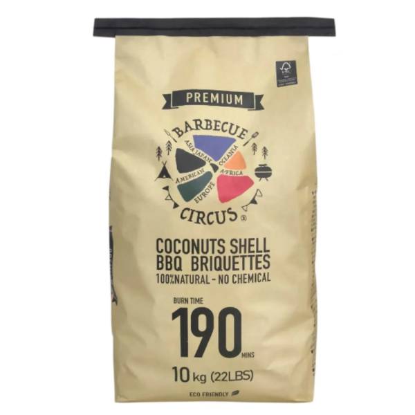 商品説明 農産廃棄物であるヤシガラを利用した100%ナチュラルでエコなBBQ専用ブリケット炭です。 臭いと煙が控えめで、美味しい炭火焼きが楽しめます。 均一サイズのため、火力調整もしやすく、燃焼時間も*3時間以上でじっくり楽しめます。 内容...