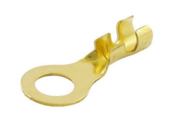 【商品情報】■メーカー：HERO ヒーロー電機■商品名：丸形端子（オープンバレル）■商品型式：B-24【基本仕様】●ボルト穴径：φ5.5mm●適用電線：0.50mm2〜1.25mm2●板厚：0.5mm●材質：黄銅●表面処理：無処理●製品入数...