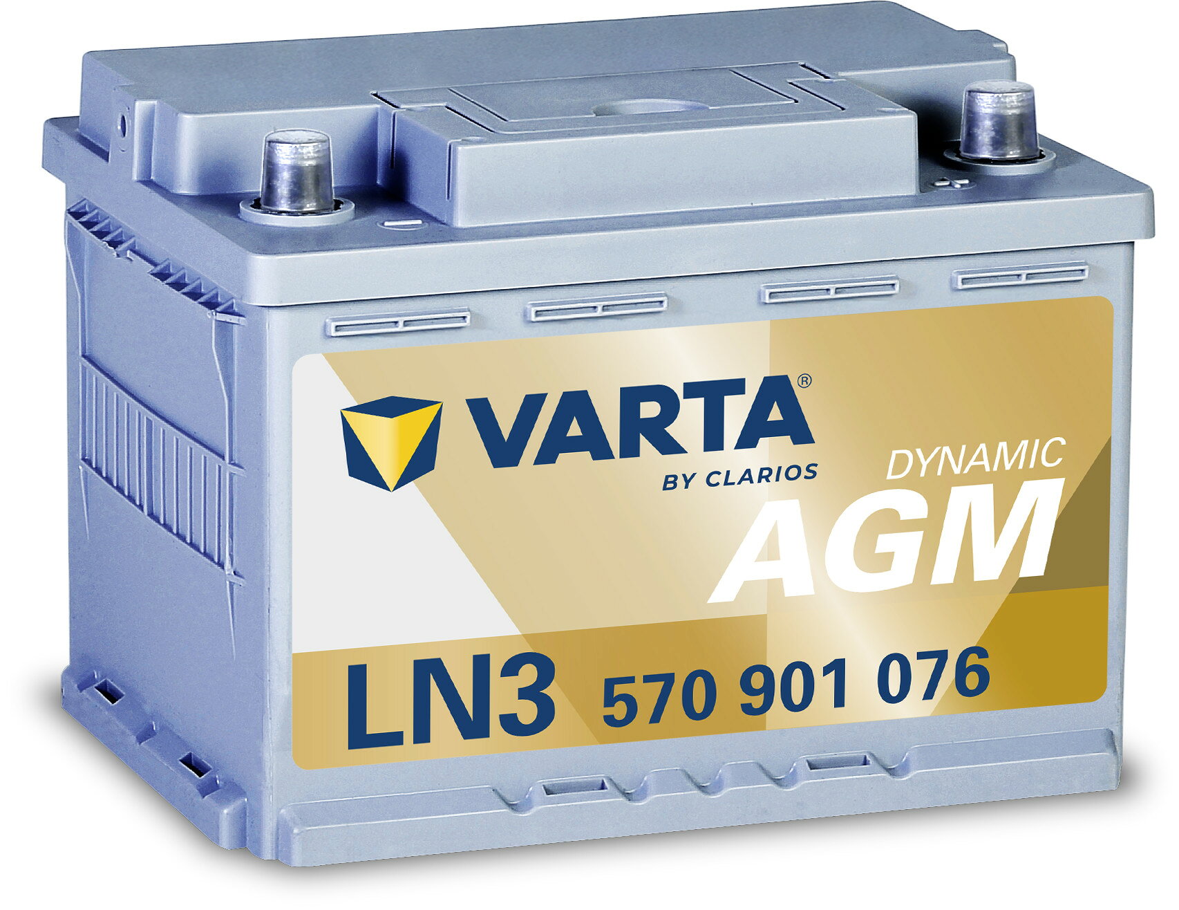 【商品情報】■メーカー：VARTA/バルタ (韓国製)■商品名：Silver Dynamic AGM/ダイナミック AGM■品　番：570 901 076 (570-901-076)■規格/コード：LN3AGM■性　能：20時間率 70(A...