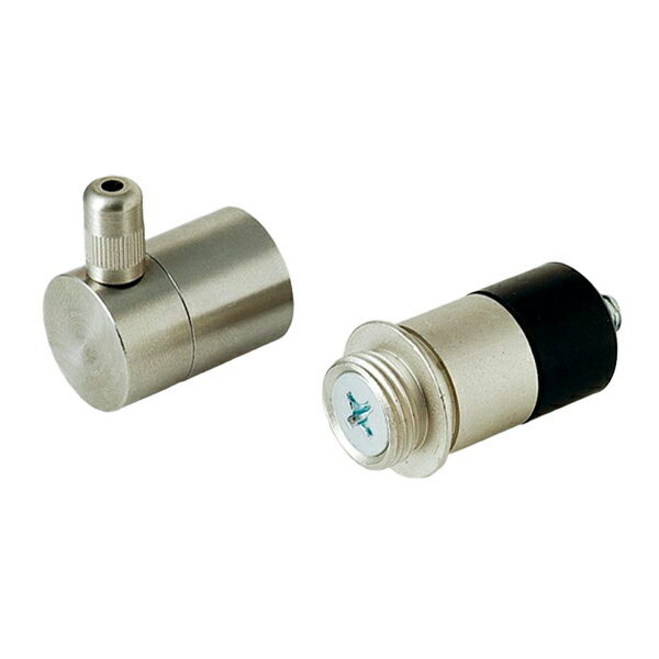 サイズ- 重量- 素材ステンレス、真鍮、ネオブレンゴム 備考・スペック梨地ニッケルメッキ(真鍮部)、許容荷重: Φ1.5：30kg、Φ2.0：50kg、Φ2.5：70kg 型番272J-A1136＊＊＊