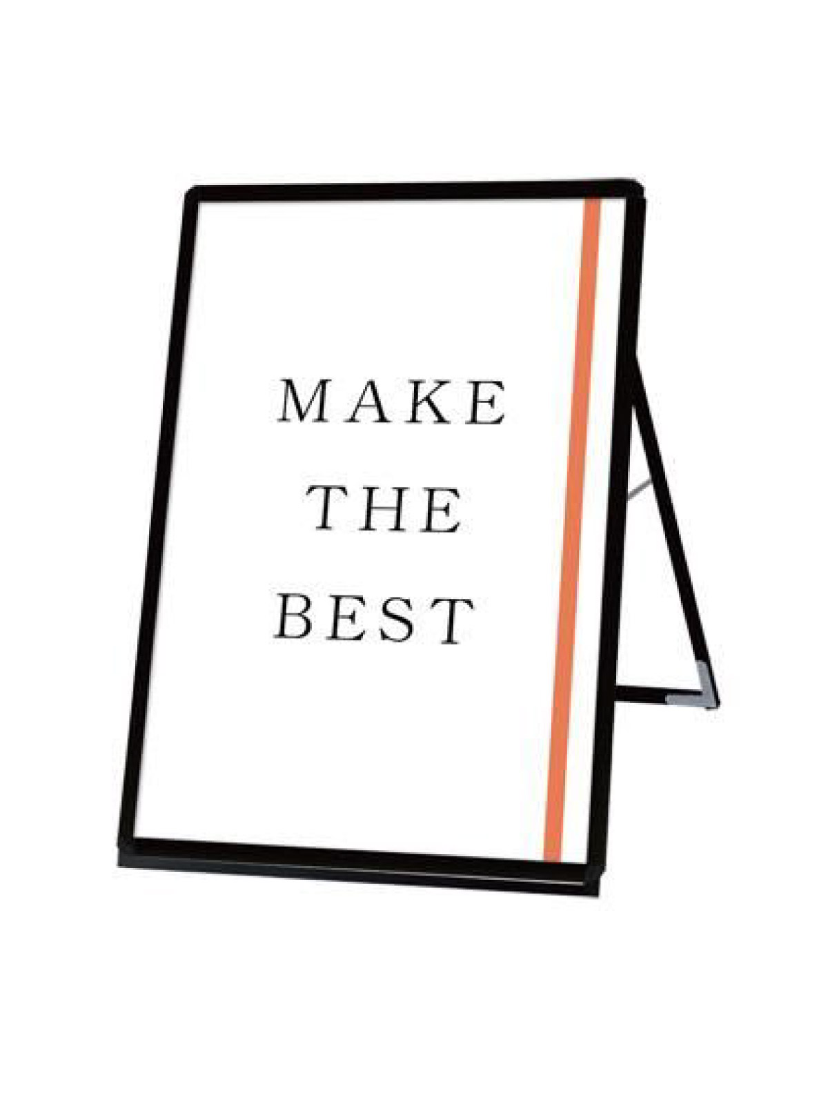 四辺を開閉してポスターを交換する最もメジャーなスタンド看板■製品仕様●本体＝アルミ押出し／サイズ20角のスリムパイプ／アルマイト仕上（ブラック）●パネル＝ポスターグリップ（ブラック）フロントオープン式 表面カバー：1.5mm厚アクリル板●背...