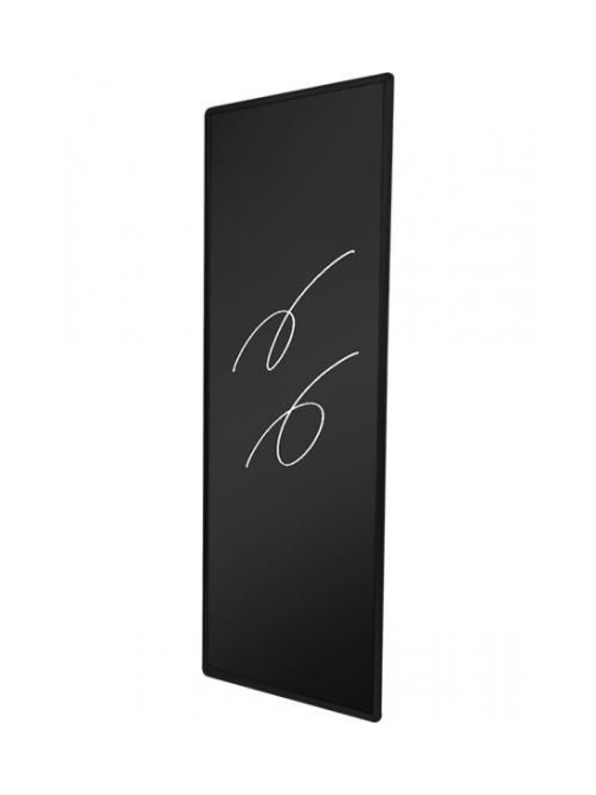 吊り下げても邪魔にならない薄型のフレーム付マーカーボード■製品仕様●パネルサイズ=311×911mm●有効サイズ=288×888mm●重量=1.1kg【型番：BBW300X900】