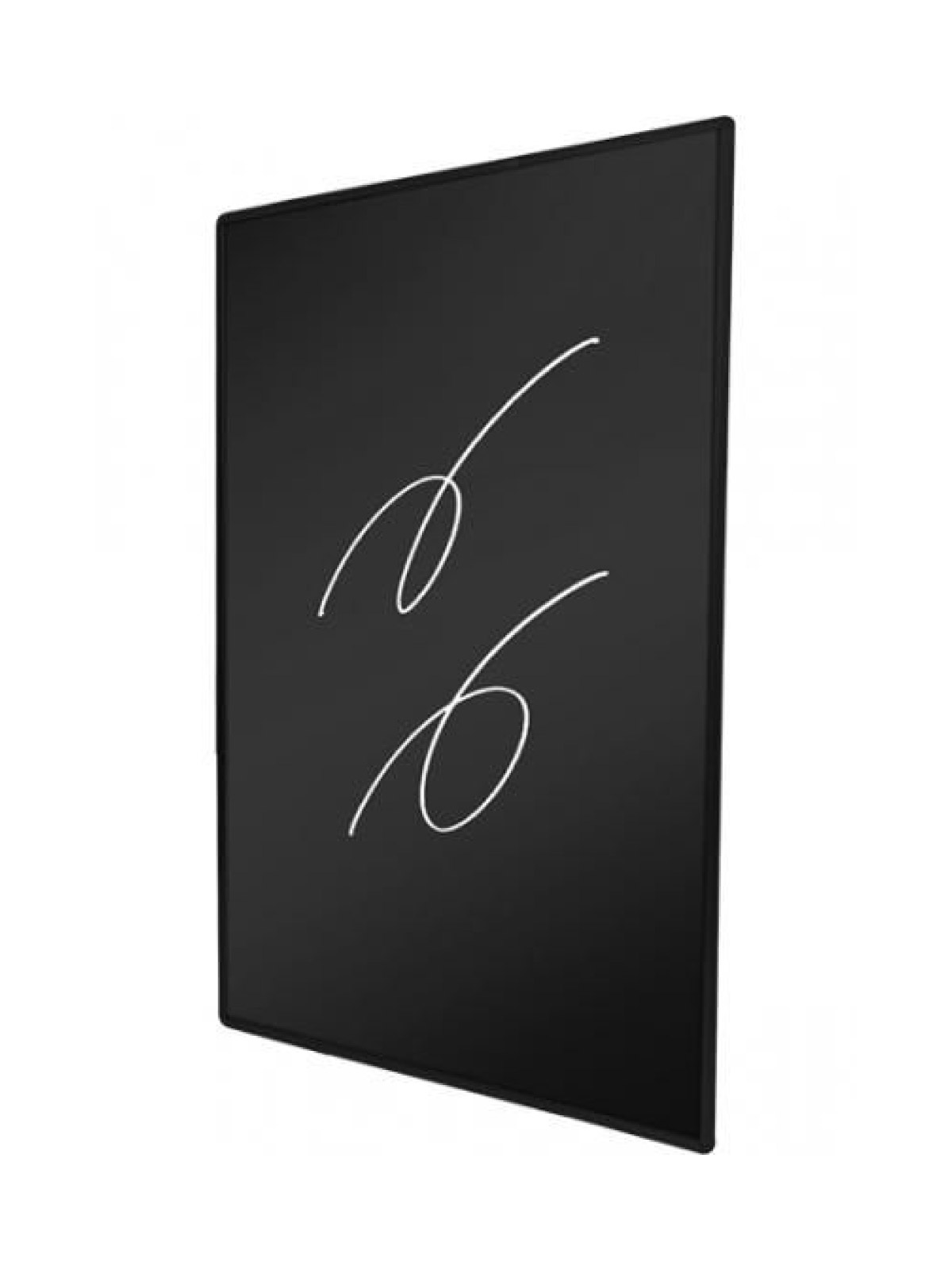 吊り下げても邪魔にならない薄型のフレーム付マーカーボード■製品仕様●パネルサイズ=611×911mm●有効サイズ=588×888mm●重量=2.0kg【型番：BBW600X900】