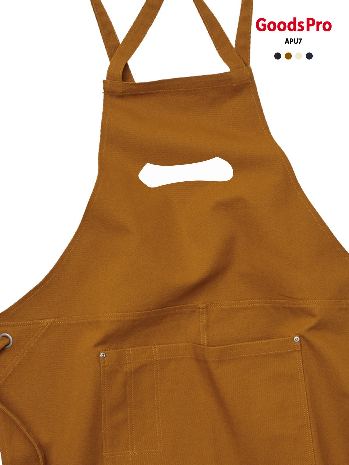【4色展開】ウォッシュ キャンバス＆ツイル エプロン（クロスタイプ）｜12.2ozヘヴィーキャンバス 12.2ozのヘヴィーキャンバスを使用した、ワークテイストあふれる本格派エプロン。 フロントスリットで動きやすく、キッチンからガーデニング...