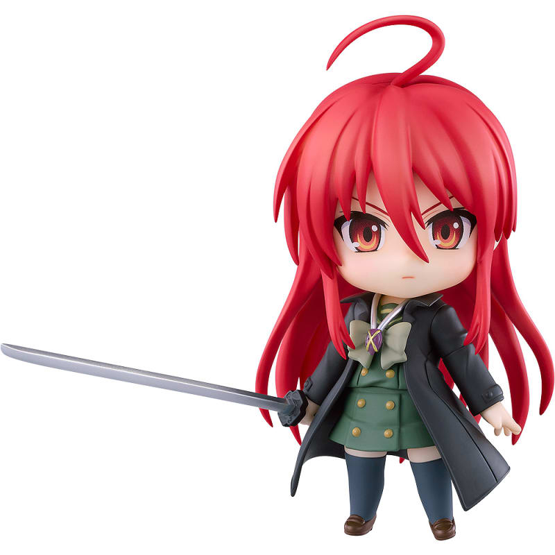 【グッドスマイルカンパニー公式ショップ特典付き】 特製台座 それが、一人の——“フレイムヘイズ”たる、私 アニメ『灼眼のシャナIII-FINAL-』より、炎髪灼眼の討ち手「シャナ」が再びねんどろいどになって登場です！ ・表情パーツ：「決め顔...