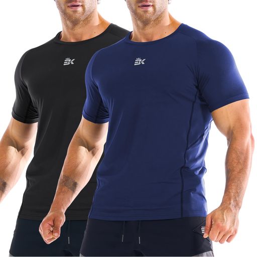 💪【抜群の通気性トレーニングTシャツ】脇下一体成型デザインで、ニオイがこもりにくく、汗臭を素早く解消。運動中のベタつきを軽減し、ジムでも外出先でも清潔感をキープします。 💪【第二の肌のような着心地ジムtシャツ...
