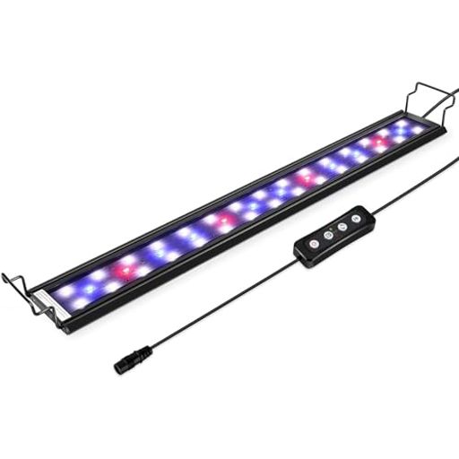 🐠【高輝度LED】hygger水槽ライトは耐久性のある9W高輝度LEDを採用して、完全な色比率により、フルスペクトルを実現して、魚と水草を色鮮やかに照られて、魚の飼育と水草の育成に最適です。26~46cmの淡水・海水水槽どち...
