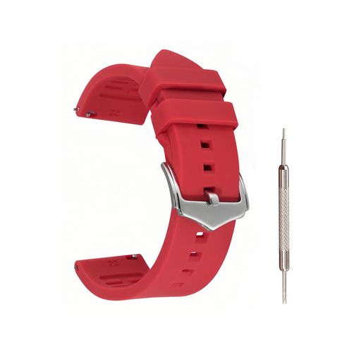 時計ベルトの装着感を重視し、手触りが良い高質シリコンで作られており、ベルトの裏面は通気・排汗の設計になっており、汗や水に濡れても乾きが早く爽やかにご利用いただけます。 包装の内容:イージークイックピン付きシリコン時計バンド*1時計ばんど交換...