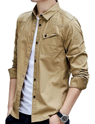 スマートなシルエットで1着で着てもさらっと羽織ってもお洒落にキマって、綺麗に着こなせます。ゆとりが欲しい方は大きめのサイズをおススメします。 やかなデザインの長袖ワイシャツ!春・秋はメインとして、夏は軽めのアウターとして、冬はインナーとして...