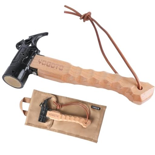 【NEWモデル】ヘッド:真鍮(内蔵)+合金鋼◇重量:約518g 【真鍮+合金鋼のヘッド】1打撃部に打ち込み時の衝撃を軽減する真鍮を採用しており、手首の負担を軽減できます。2硬い地面への打ち込みがスムーズでテントやタープの設営時間が短縮できま...