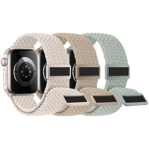 対応機種・サイズ:アップルウォッチ 磁気バンド。Apple Watch Ultra 3 2 1 Series 11 10 9 8 7 6 SE 5 4 3 2 1 全機種に対応できます。伸縮性である設計で、115mm―228mmの手首サイズ...
