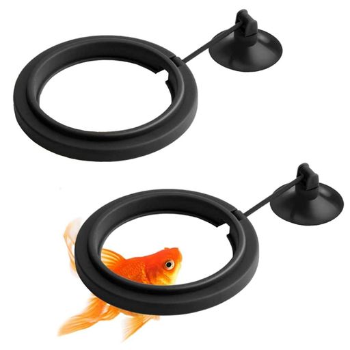 【商品パッケージ】給餌リング2個セット(円形)色:黒。円形:外直径:7.5cm内直径:5.5cm 【製品素材】PVC製、高品質の素材、耐久性と環境にやさしいです。水質への影響はありません。安全・安心にお使いいただけます。 【水槽汚染防止】水...