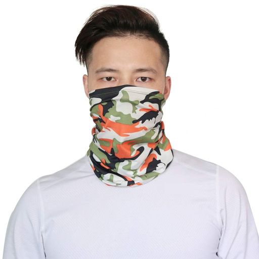 通気速乾】フェイスカバーの通気性が優れ、呼吸しやすいです。速く吸汗速乾でき、快適感が保ち、気持ちがいいです。 【冷感素材】高級な冷感素材で、水や汗で濡れると気化熱の作用により冷却効果があり、肌と接触した瞬間に温度を3-8度程下がり、真夏中で...