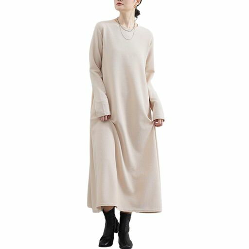 着心地が良くナチュラルで、女性らしいしなやかな美しさを演出するワンピース。しなやかな上質リブニット生地が優しくボディを包み込む。メリハリのあるシルエットでスタイリッシュな印象になり、体型をカバーする効果も期待できて嬉しいです。立体感がアップ...