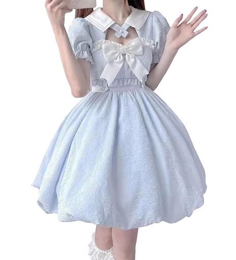 女の子らしい雰囲気の定番・人気のワンピースです。 胸にリボンを飾り、ゆめかわいい雰囲気を叶える。 ウエストから裾が広がるフレアデザインのため、スタイルもよく見せてくれます。 美脚&amp;脚長ウエスト切り替え、美しく切られる可愛い乙女ワンピ...