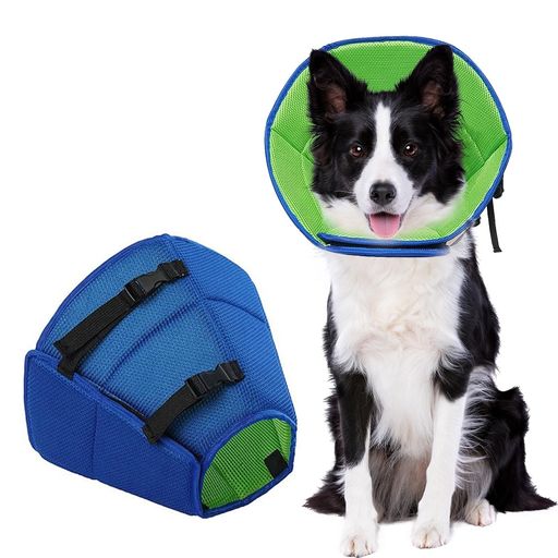 インドア 【エリザベスカラー犬&amp;正しいサイズを選ぶ】エリザベスカラー首輪のサイズを決めるには、ペットの首回りを正確に測ることが重要です。犬エリザベスカラーカラー:ブルーグリーン。サイズ:S(首周り29cm~32cmのペットに適してお...