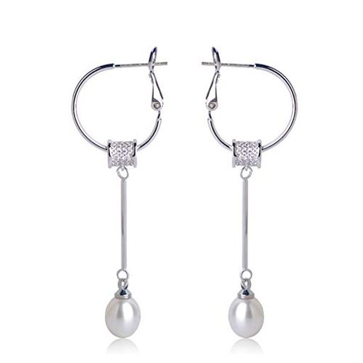 [デザイン]:簡単な丸にゆらゆらと揺れる淡水パールを飾り付け、キラキラしてるゴージャスなジルコニアが人目を奪います。本真珠の輝きが耳元を優しく照らし、女性の魅力を引き立てます。 [サイズ]:長61MM幅19MM重量3g [材質]:高品質ジル...