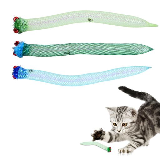 猫のおもちゃ 【ペット用猫のおもちゃ】プラスチック製のスプリングネットは、猫が遊んでいるときに、好きなように弾けるので、猫に新しい驚きを与えてくれます。鮮やかな色合いが猫の好奇心を刺激し、追いかける遊びの中で運動不足やストレスを解消できます...