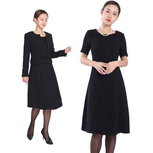 ジャケット:総裏付き、肩パット付きワンピース:袖裏無し、身頃は裏付き肩パット無し 生地は仕立て映えのよい平二重織り素材を使用しています。 前開きで脱ぎ着しやすく、更に授乳対応でママにも優しい設計です。 付属のリボンは取り外し可能ですので、つ...