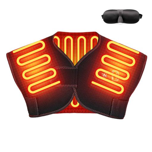 ネットウェート:0.6KG カラー:ブラック 消費電力:8W-36W タイプ:肩用/肩甲骨用/首肩用/背用/首肩背用 セット内容:本体*1、電源ケーブル*1、3Dアイマスク*1、日本語説明書*1(新品は少し匂いがするのが正常な現象で、通風所...