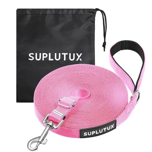 🐕【お好きな長さを】新品登場!SuplutuX最新進化版犬用リードは金属製の長さ調整バックルと2本の固定バックルが含まれています、必要に応じて犬リードの全長を適切に調整でき、愛犬が安全範囲の内にリコールト訓練、トラッキング訓...