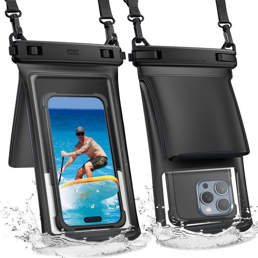 ご注意:1. お使いする前に、ぜひ防水テストを行ってください 2. ご使用の際に、スマホケースから本体を取り外してから防水ケースにお入れ頂くことをお勧め致します 3. 水圧の影響で水中撮影の際に、物理的なボタン(ボリュームボタン)を使用して...