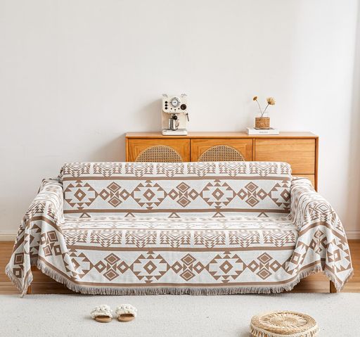 クラブサイズ、素材:130*180cm(1~2人掛け)、180*230cm(2人掛け)、180*300cm(3人掛け)。素材:高品質コットン、ポリエステル、快適で通気性に優れて。 クラブシンプルなデザインフリンジ付き:幅広い年齢グループに人...