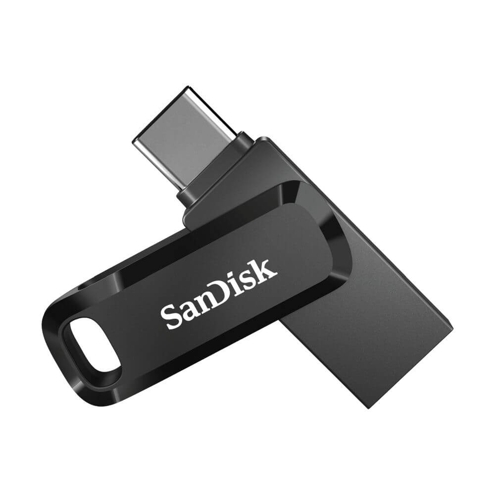 Ultra Dual Drive Go USB Type-C from SanDisk USB 3.2 Gen 1対応 256GBUSB Type-AとUSB Type-Cが使える 2in1 フラッシュメモリ 寸法:44.41×12.1×8...