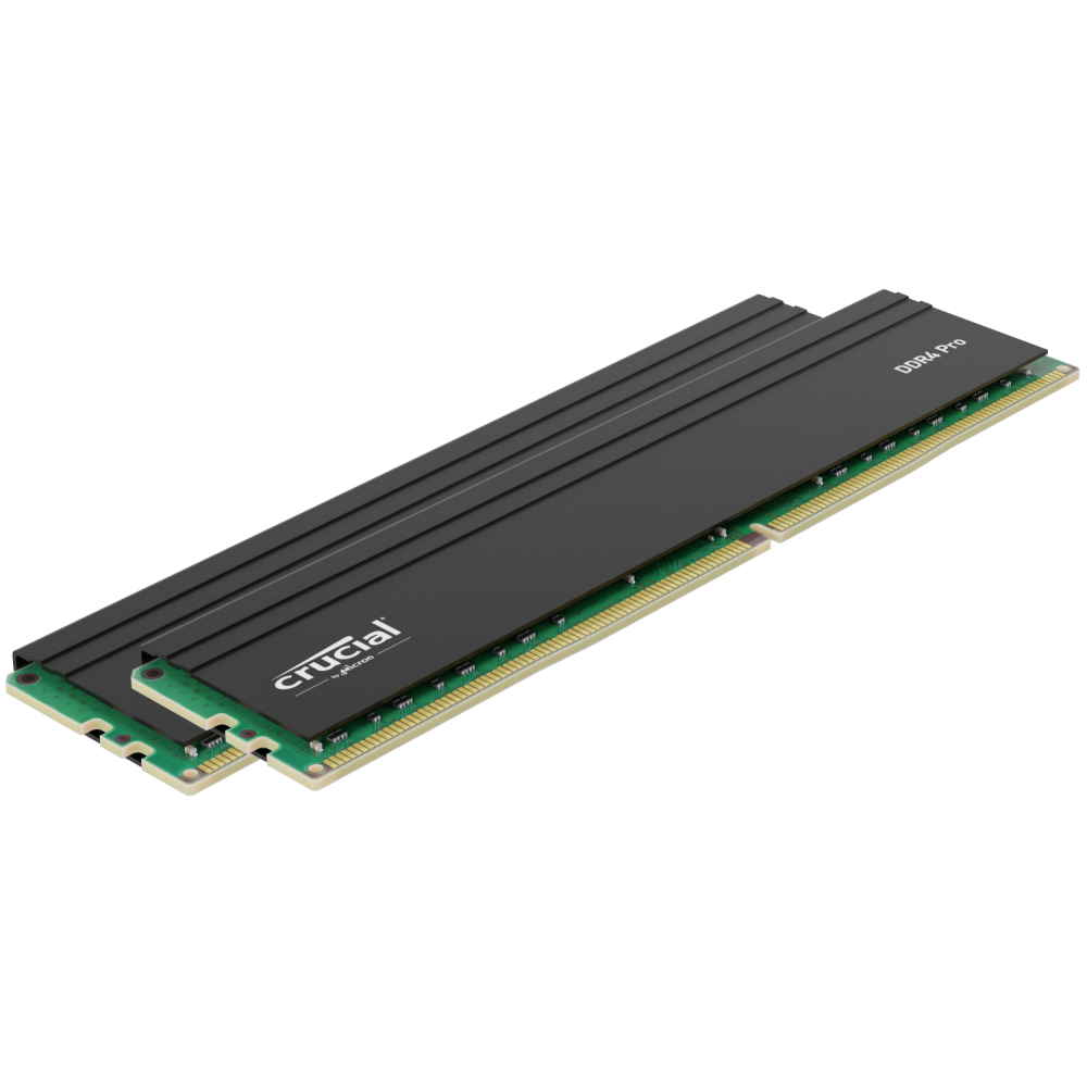 Crucial Pro 64GB Kit (2x32GB) DDR4-3200 UDIMMDDR4システムを高速化しスムーズに動作させるために設計された、Crucial DDR4 Proデスクトップメモリ DDR4-3200 デスクトップ用...