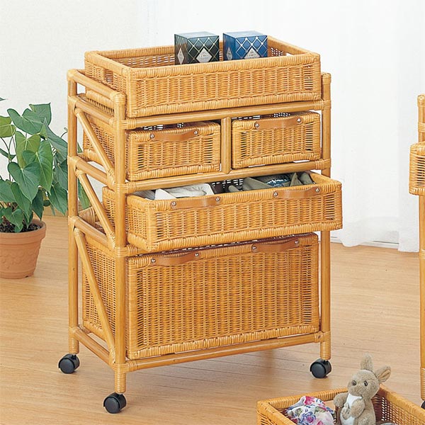 サイズ幅60×奥行36×高さ86(cm)内容量材質籐（ラタン）カラー備考区分返品・キャンセル区分（不可）※沖縄・離島への配送はできません上段のカゴを取り外すと、リビングの飾り棚としても利用可能です。通気性抜群でキッチンではストーカーとして使...