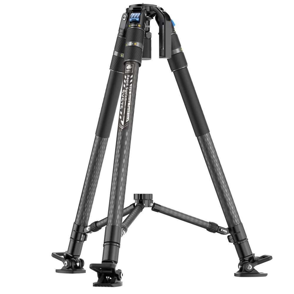 SIRUI OFFICIAL SVS75 ビデオ三脚 シルイ　SVS75ラピッドシステムワンステップ高さ調整,ビデオ三脚 SIRUI SVS75 ラピッドシステムビデオ三脚、155cmカーボンファイバー三脚、ワンステップ高さ調整機能、ミッド...