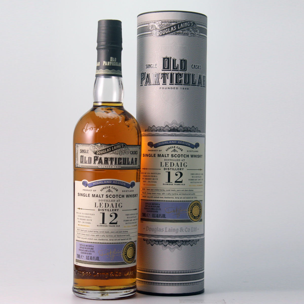 &nbsp;商品説明 &nbsp; トバモリー蒸留所で作られるピートモルトで、近年人気が高い島モルト「レダイグ」はペドロヒメネスのシェリー樽熟成品が入荷。スモーキーなベーコン、海の塩気や黒スグリの実が感じられる味わい。 &nbsp;保存方法...